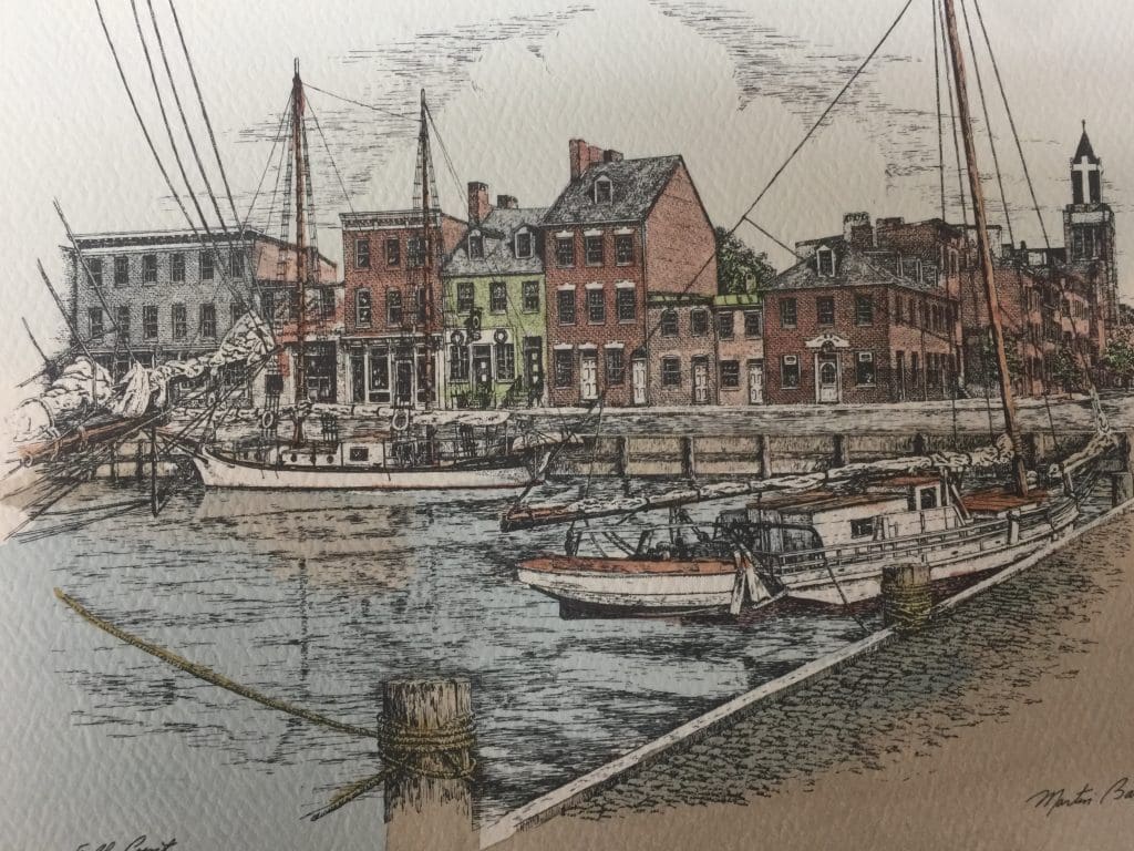 Fells Point Martin Barry Art Baltimore Maryland