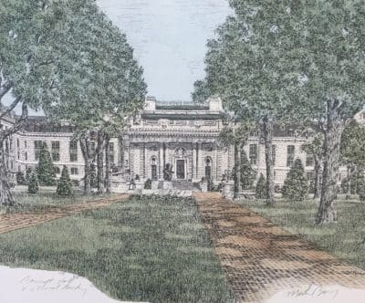 Bancroft Hall, USNA | Martin Barry Art Baltimore, Maryland