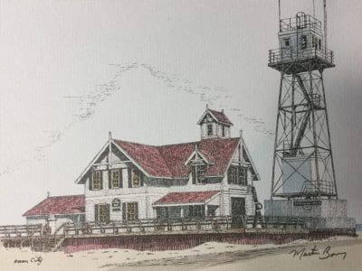 Watercolor Pen and Ink Prints by Maryland Artist Martin Barry